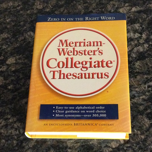Merriam-Webster, Inc. | Other | Merriamwebsters Thesaurus | Poshmark